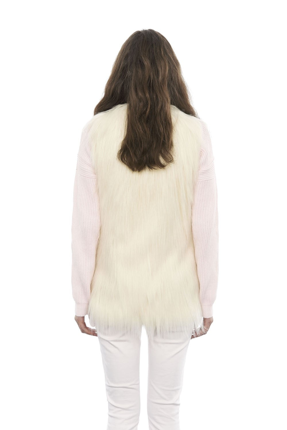 Fur Play Vest in Ivory – UPTOWN STRUT